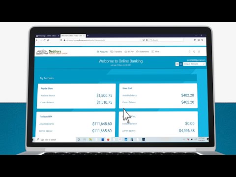 SFCU Web Tutorial - Online Home Banking Features