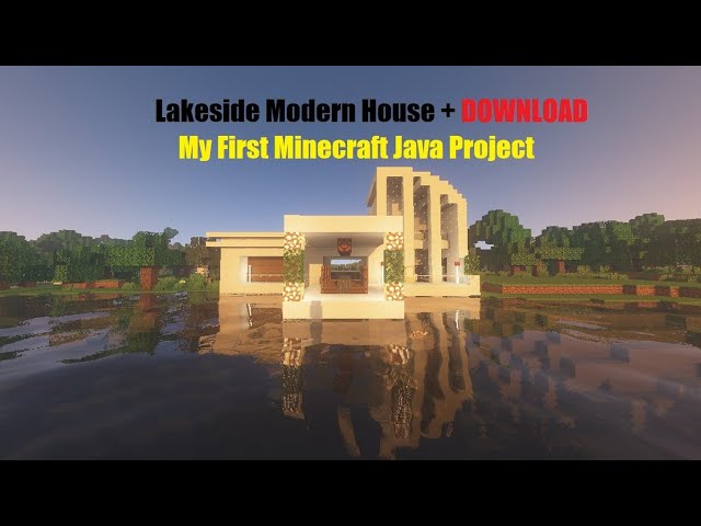 Lakeside Modern House Minecraft Map