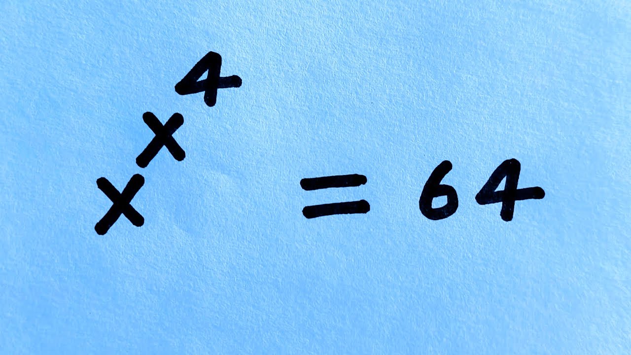 A Nice Math Olympiads Exponential Problem @Avikedu