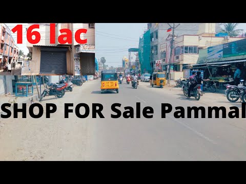 shop for sale pammal sangar nagar near 16 lakh only prime location