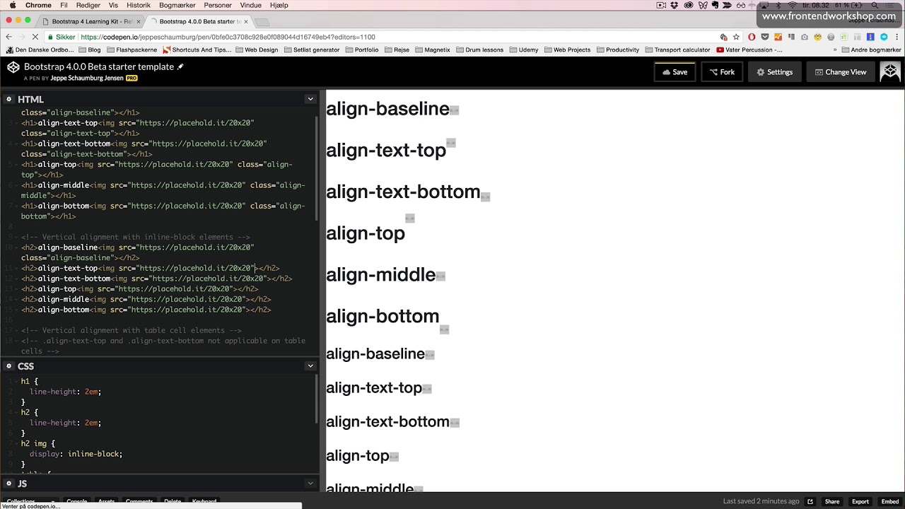 Bootstrap 4 utilities: Vertical alignment