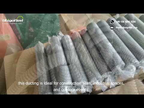 PVC coated polyester fabric duct hose from Utigoflex