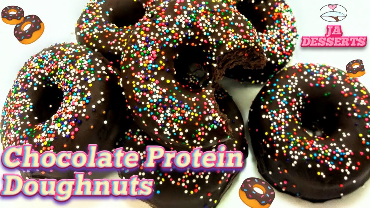 Chocolate Protein Doughnuts