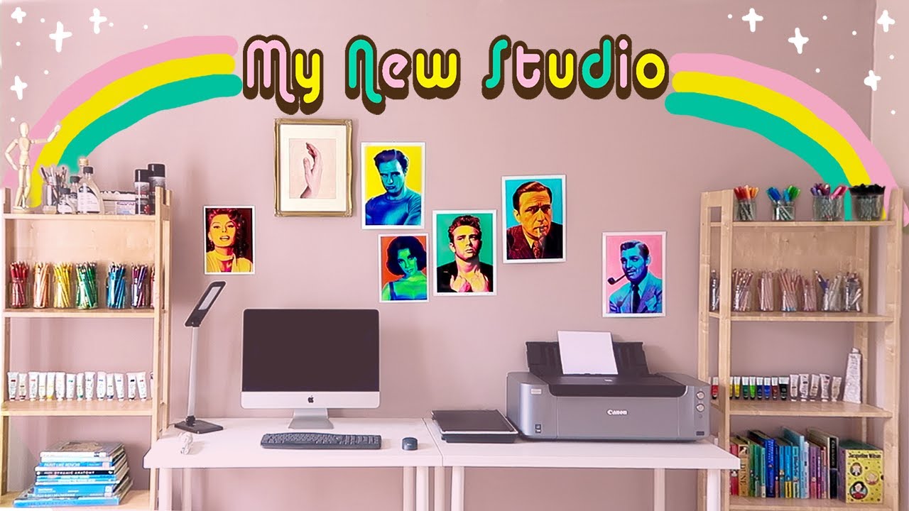 TRANSFORMING MY LIVING ROOM INTO AN ART STUDIO