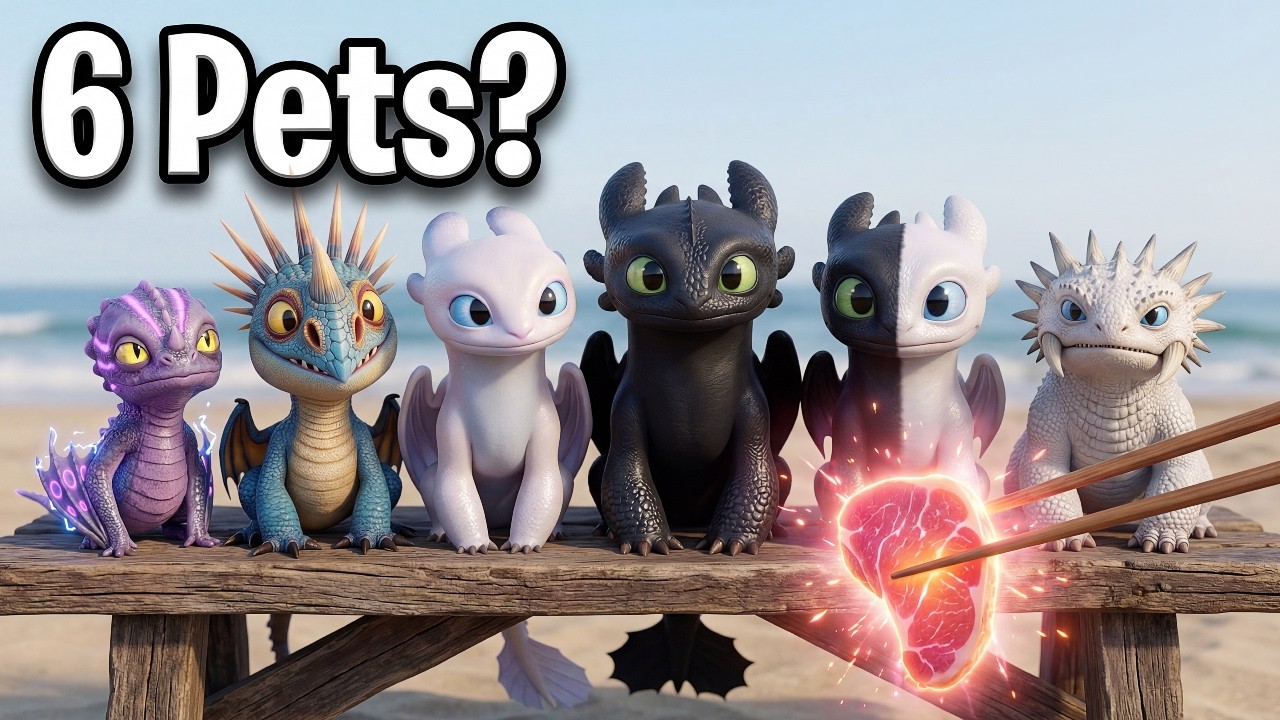 I Got 6 PET DRAGONS in Real Life! Toothless, Light Fury & MORE 💀