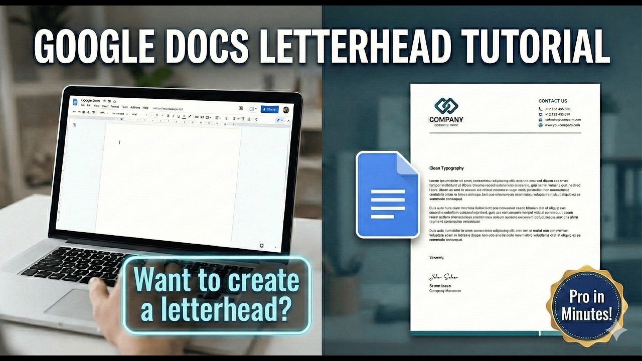 How to Create a Professional Letterhead in Google Docs (Step-by-Step Tutorial)