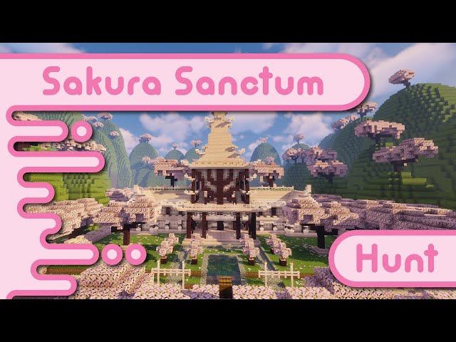 Sakura Sanctum Hunt Minecraft Map