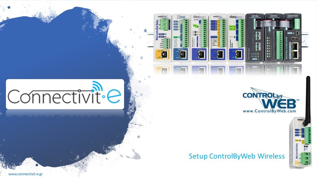 Setup ControlByWeb Wireless