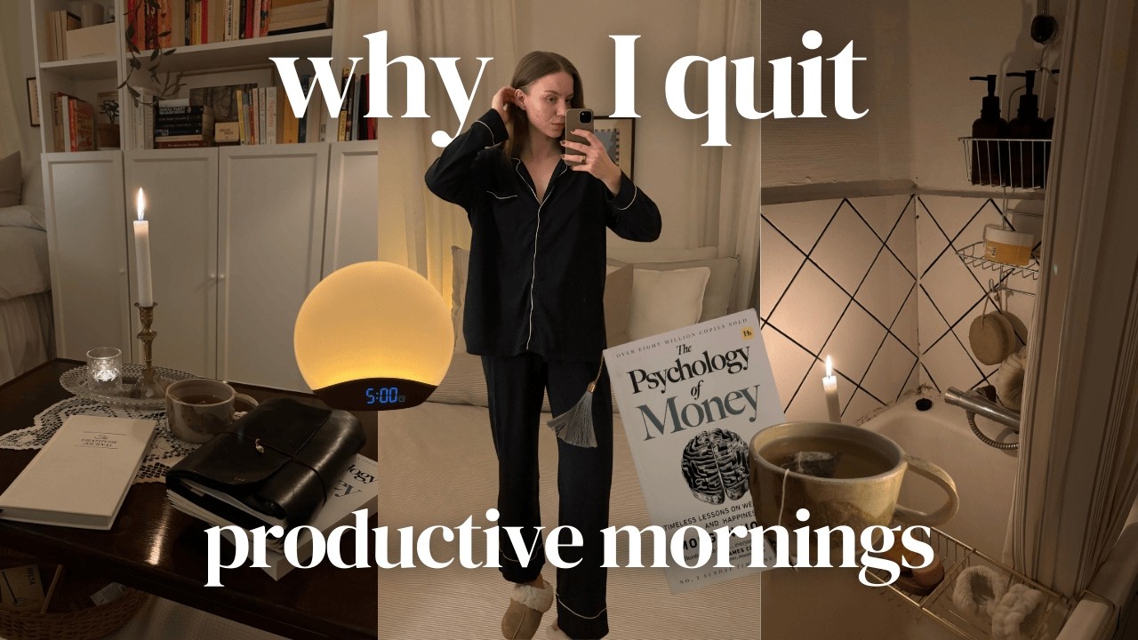 5am peaceful winter morning routine  |  cozy habits to fight the winter blues