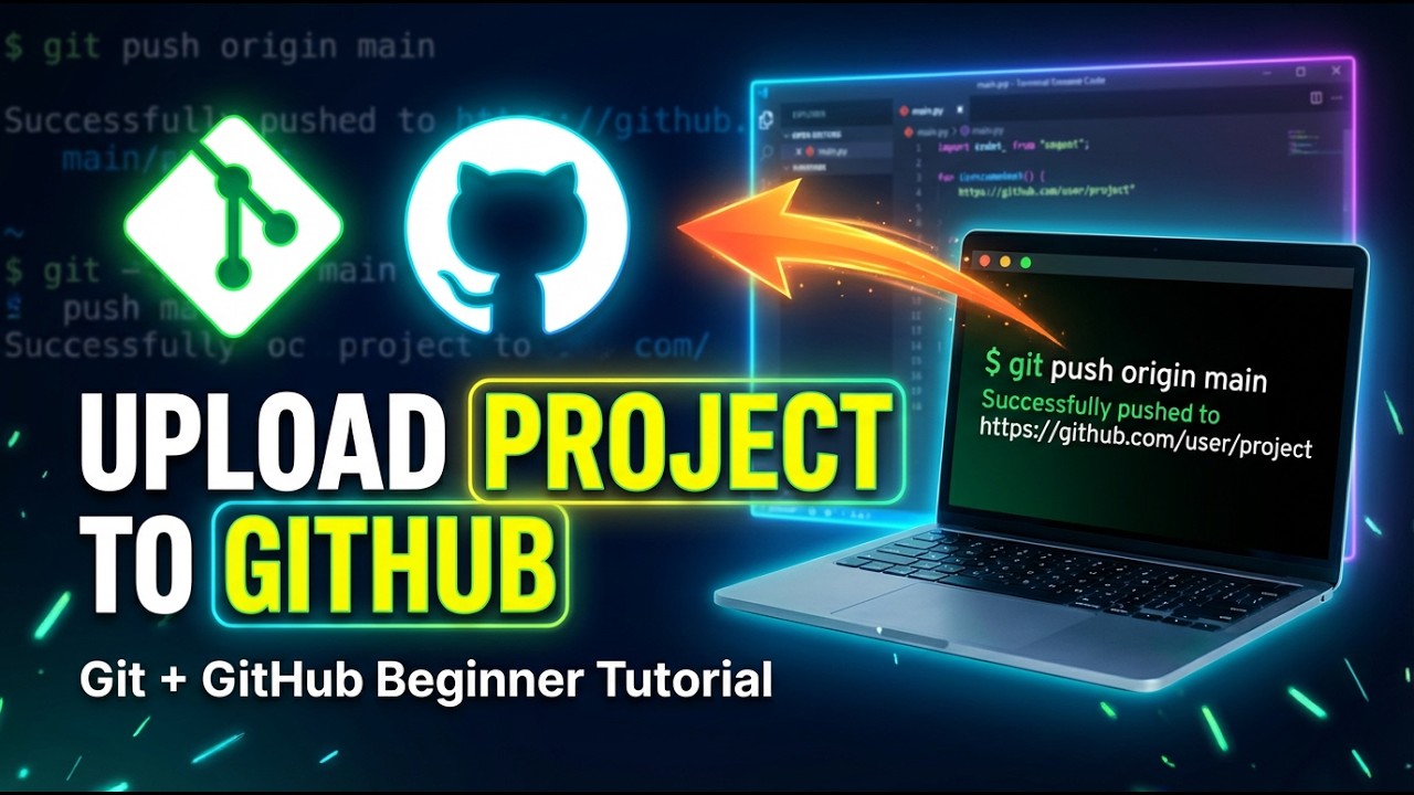 Git & GitHub Complete Beginner Guide | Push Project to GitHub