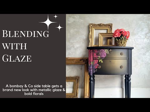 How to Blend with Glaze for Metallic Effect