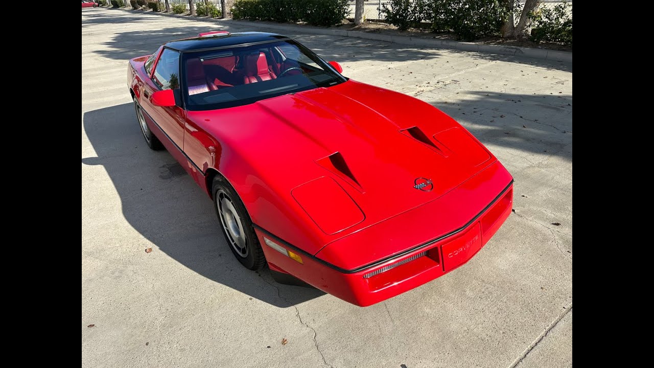 SOLD 1987 Bright Red Callaway Corvette Coupe