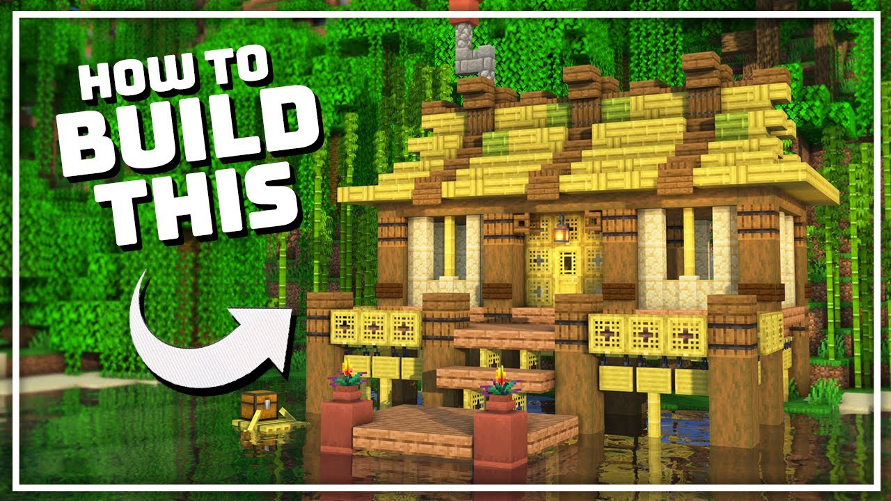 How to Build a Bamboo Starter House | Minecraft 1.20 Tutorial