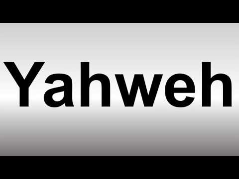 How to Pronounce Yahweh