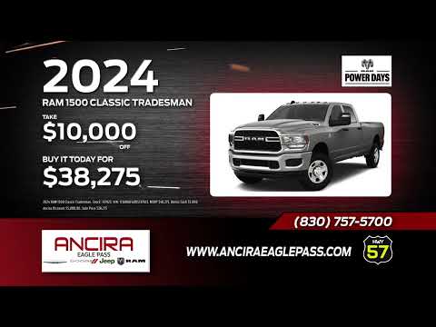 Unlock Exclusive Savings on RAM 1500 & JeepCompass at Ancira Eagle Pass-Limited Time Only!