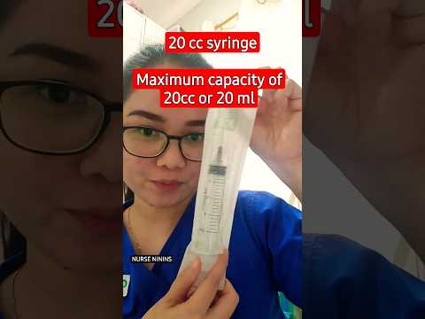 Nursing Review | Syringe Use 20 cc/ml #medical #nursing #boardexam #viralshorts #nurse