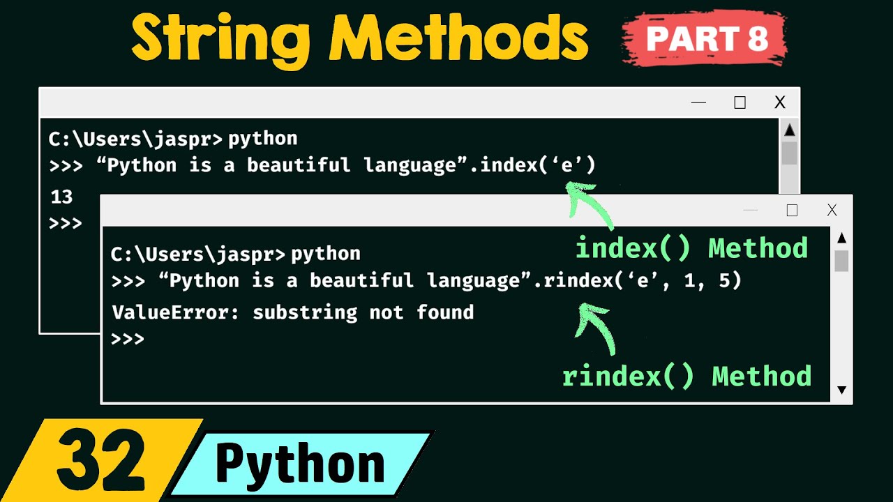 String Methods in Python (Part 8)