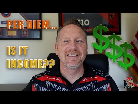 Per Diem - Is It Income?