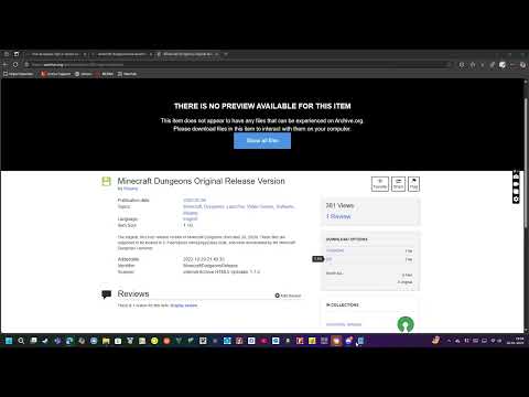 How to download minecraft dungeons for free!
