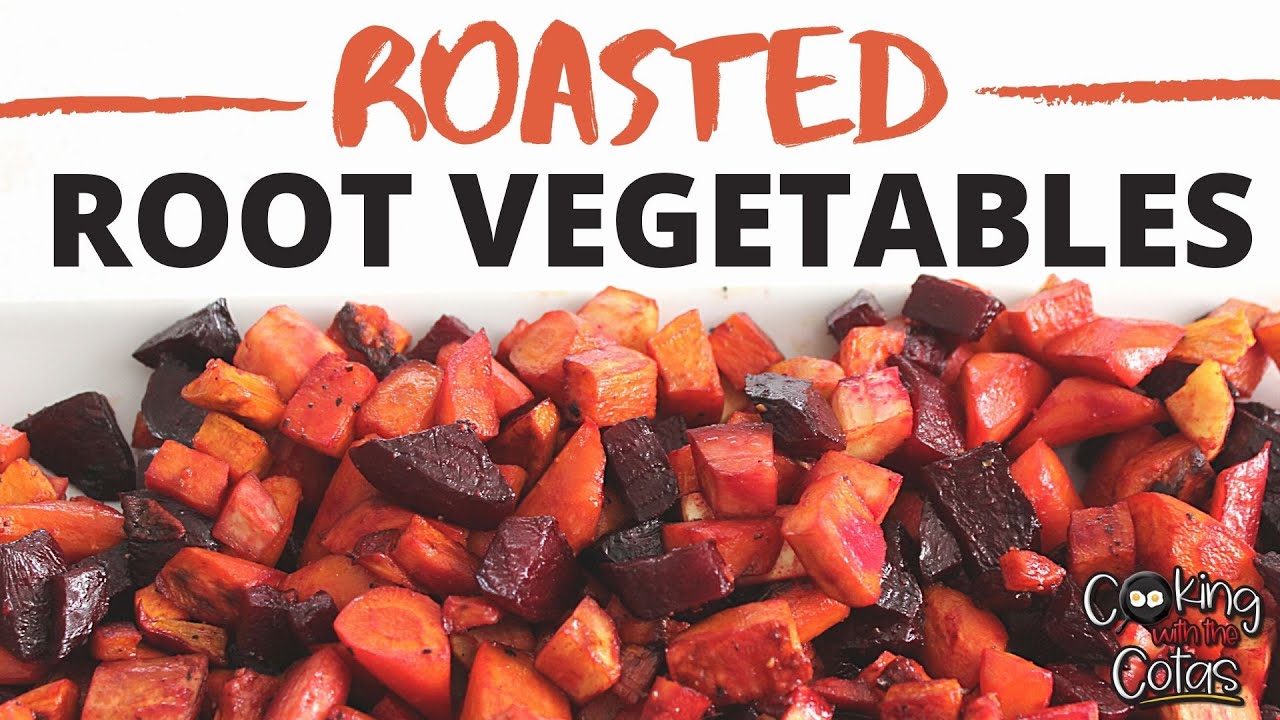 Roasted Root Vegetables - Carrots, Parsnips, Sweet Potatoes, and Beets!