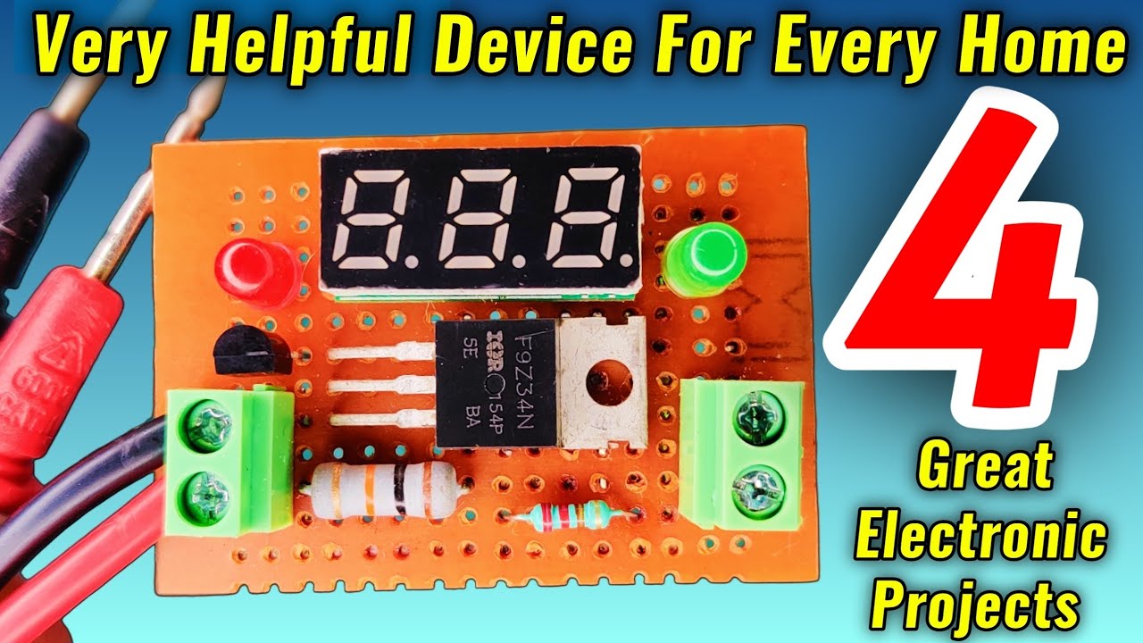 Top 4 helpful Electronics Projects for Beginners