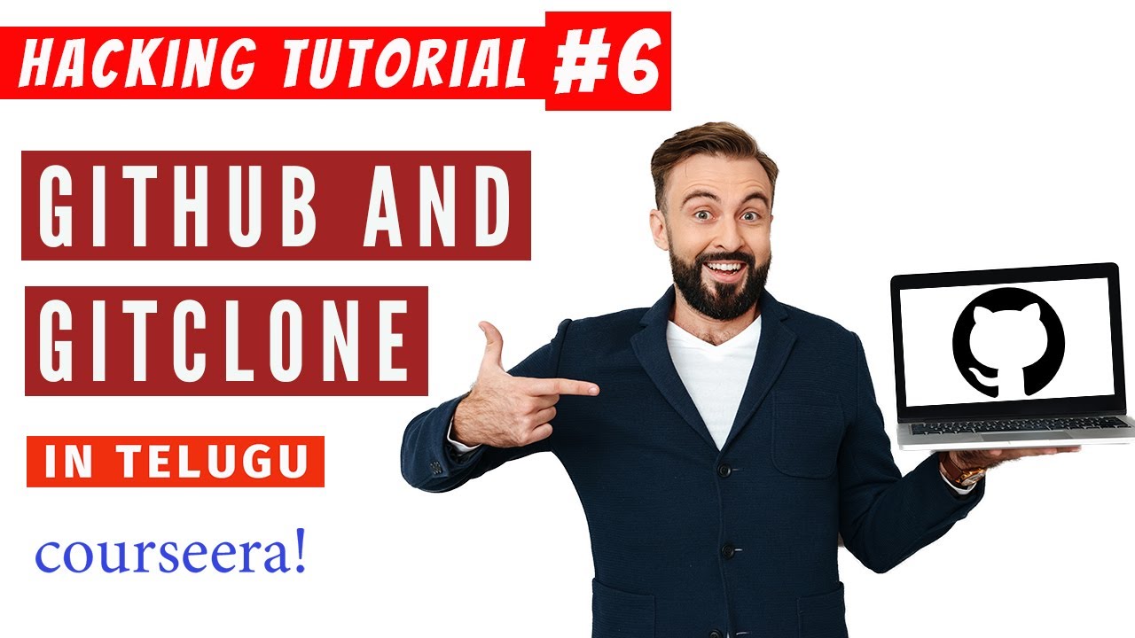 Github and Gitclone tutorial in Telugu | hacking tutorial #6 | courseera! telugu