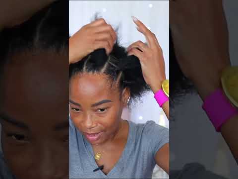 Jumbo Box Braids Tutorial On Natural Hair | Rubber Band Method