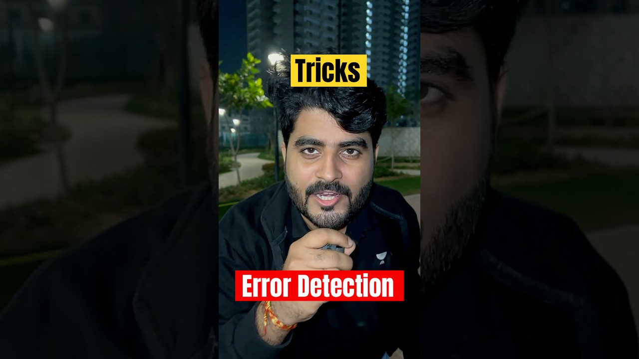 📌Error Detection Tricks| Important tips to solve Error Detection #Vishalsirog