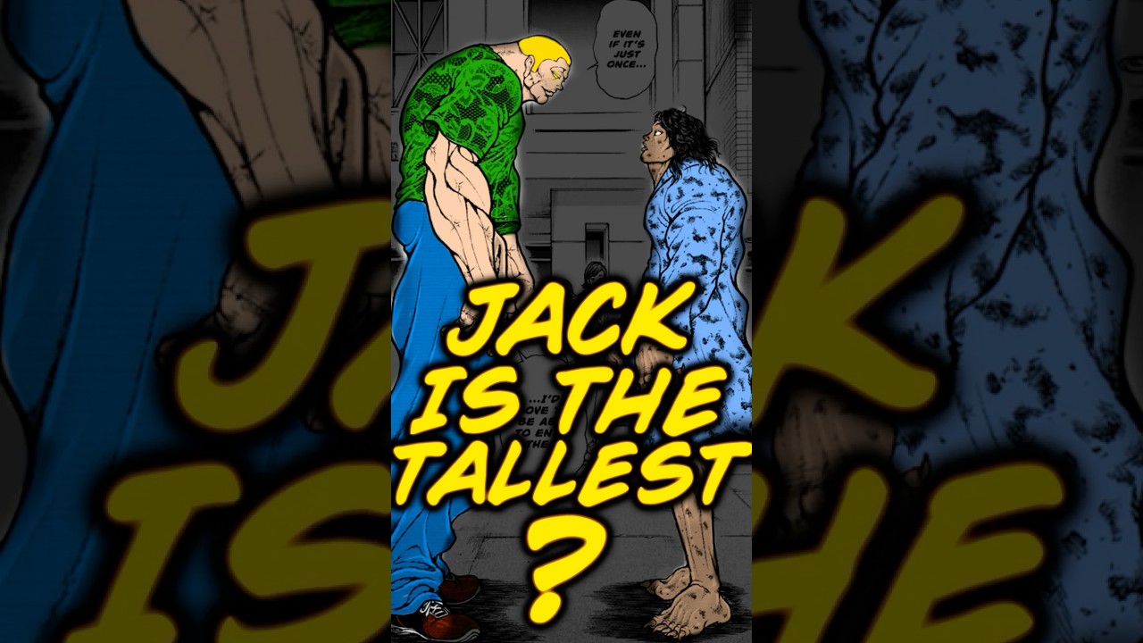 Jack Hanma Is 10 FEET TALL #baki #bakirahen #jackhanma #shorts #bakimanga #short #manga #pickle