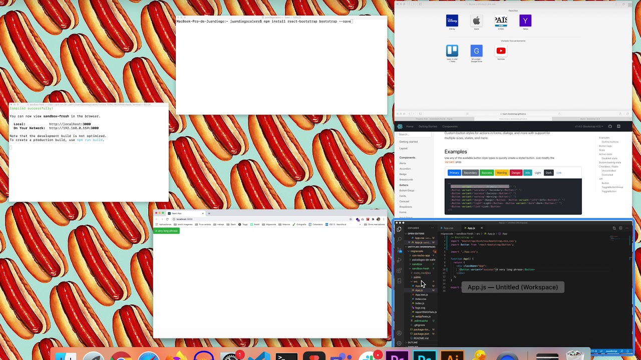 React Bootstrap - Add components | Session 2 Migracode