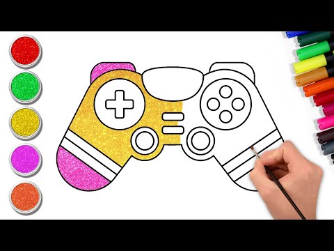 Easy Steps: Video Game Controller Drawing | How to Draw | Chiki Doodle
