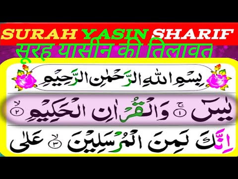 Surah Yasin Sharif Yaseen Surah Full Hd Text Arabic and Beautiful ...