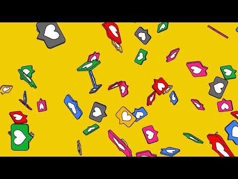 [1 hour]Toon Colorful Like Icons - Background/Screensaver[4K][No Sound]