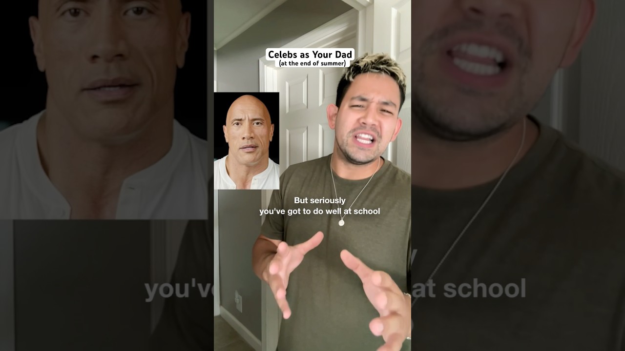 Celebs as Your Dad at the end of summer (celebrity impressions) #voiceimpressions #comedy #shorts
