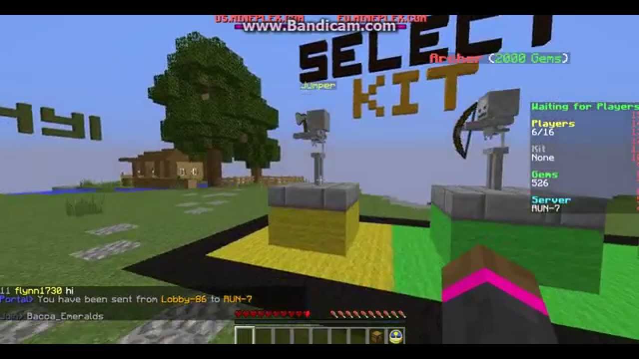 My first video ever!! *Mineplex Runner*
