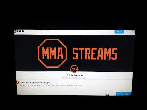 UFC,MLB,NFL/REDZONE,NHL,ETC USING REDDIT ON FIRESTICK