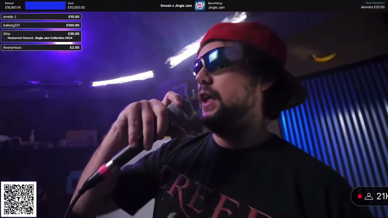 FRED DARTS SINGS BREAK STUFF ON STREAM