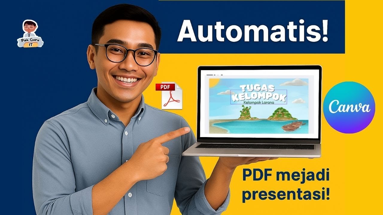 Gak Nyangka Bisa! Cara Mengubah PDF Jadi Presentasi PPT di Canva AI 🔥