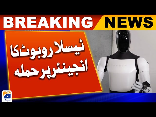 "The war between man & machine begins": Tesla robot attacks engineer at ...