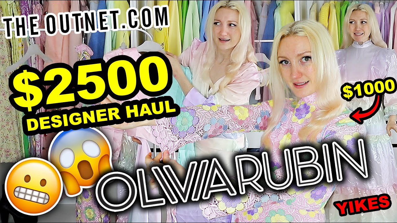 I SPENT $2500 ON OLIVIA RUBIN! PASTEL DESIGNER CLOTHING HAUL & TRY ON 2021 *is it worth the price?!*