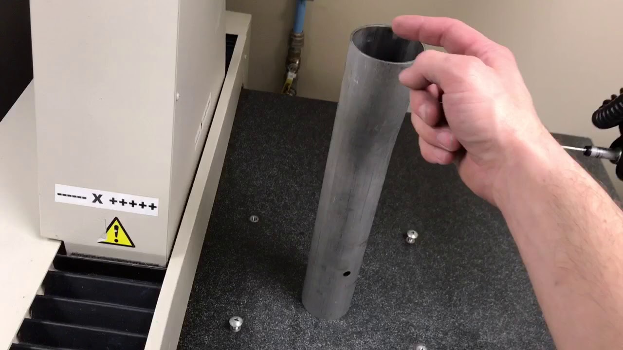 CMM Align Cylinder with A Bend