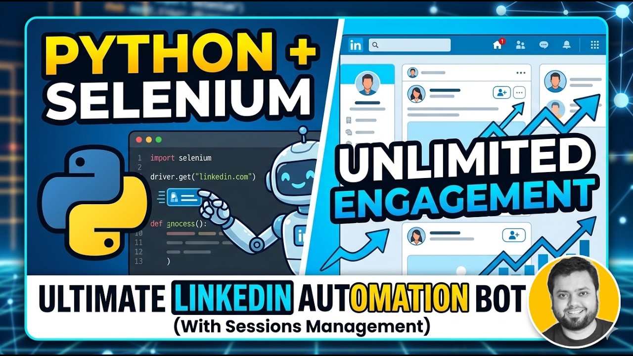 How to Automate LinkedIn Growth Using Python (Selenium & Sessions)