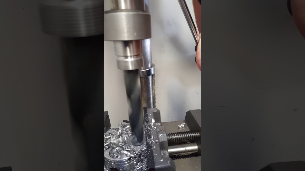 R&D tests NOVA Voyager DVR Variable Speed Drill Press on 1045 Carbon Steel