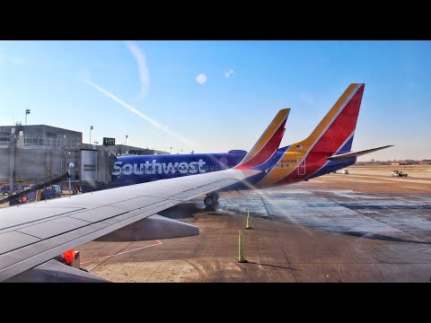 Landing at Minneapolis - St. Paul International Airport (MSP) Southwest Airlines WN1636