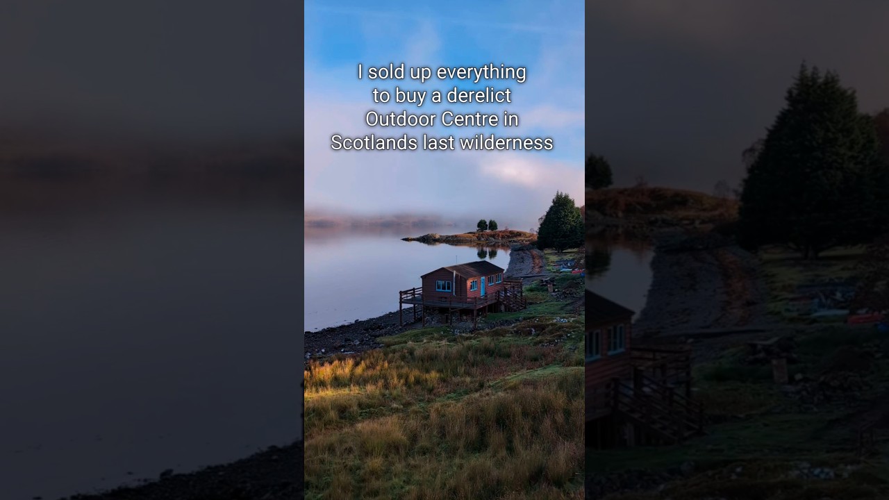 One man and his dog building the dream off-grid in Scotland’s last wilderness.