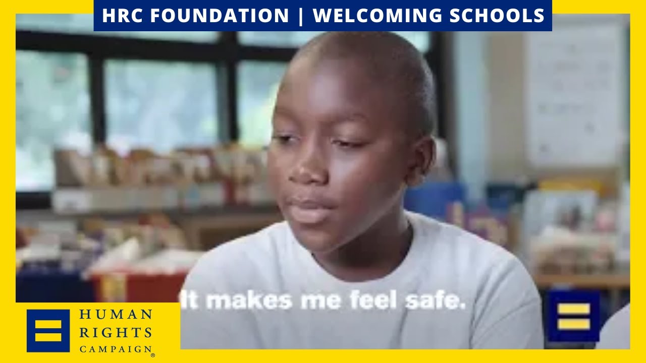 HRC Foundation's Welcoming Schools Program