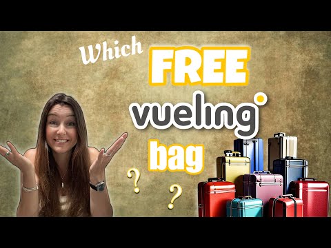 Free under seat cabin bags for Vueling flights
