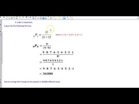 Math 14 5.5 Objective 1: Use a formula to find Number of Permutations