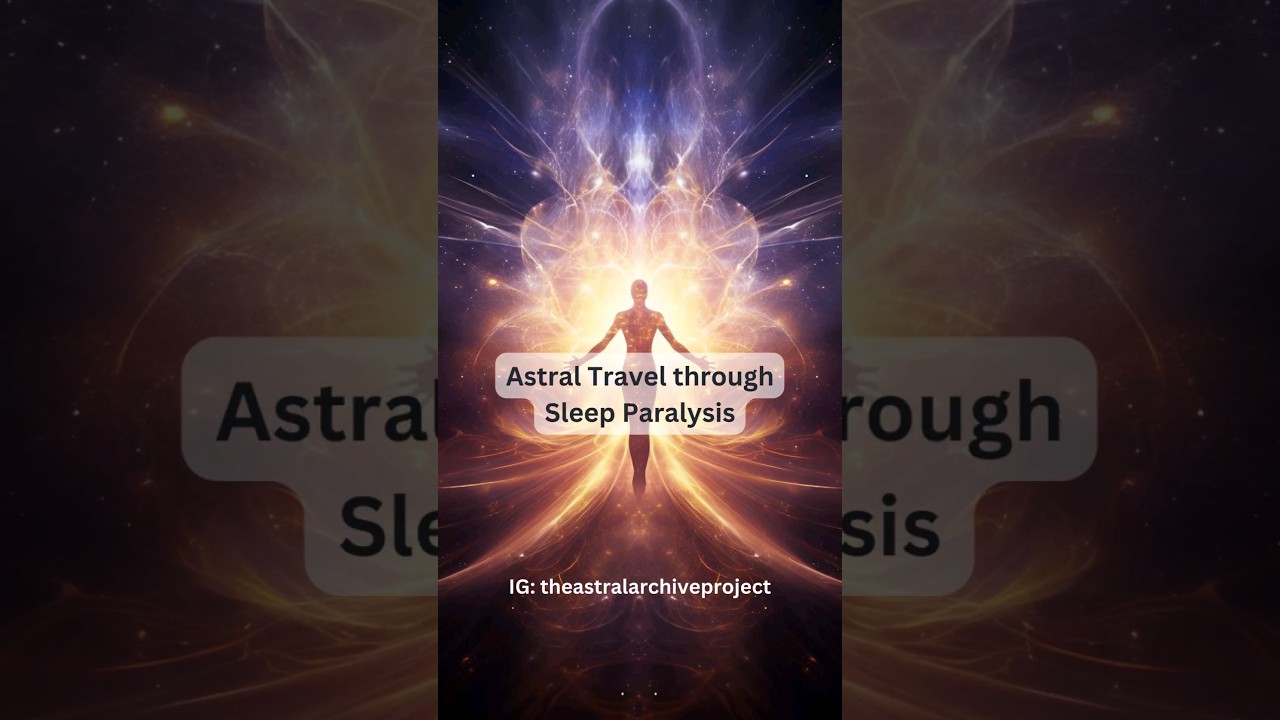 How to Astral Project through Sleep Paralysis! #astralprojection