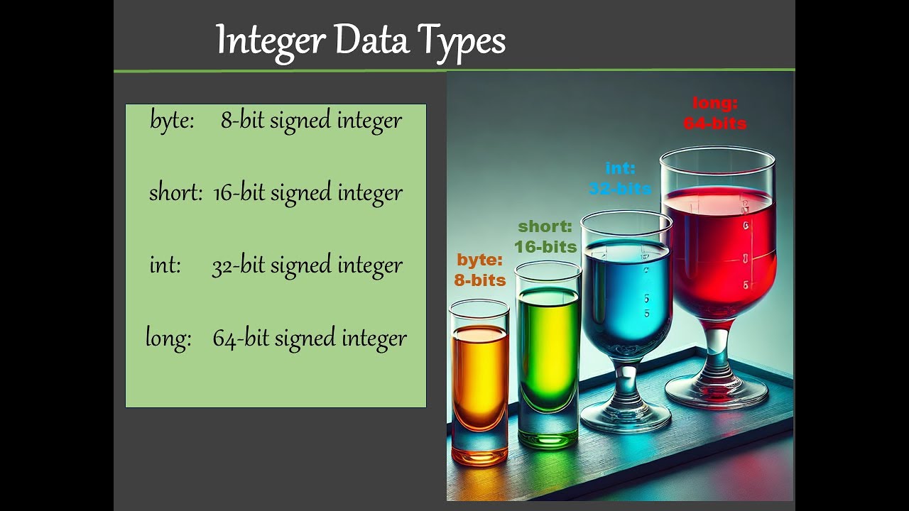 7. Java Integer Data Types (Programming in Java: Problem Solving Approach)